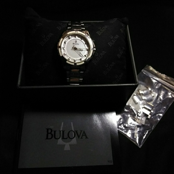 Bulova | Accessories | Bulova Crystal B3 Stainless Steel With Pearl ...
